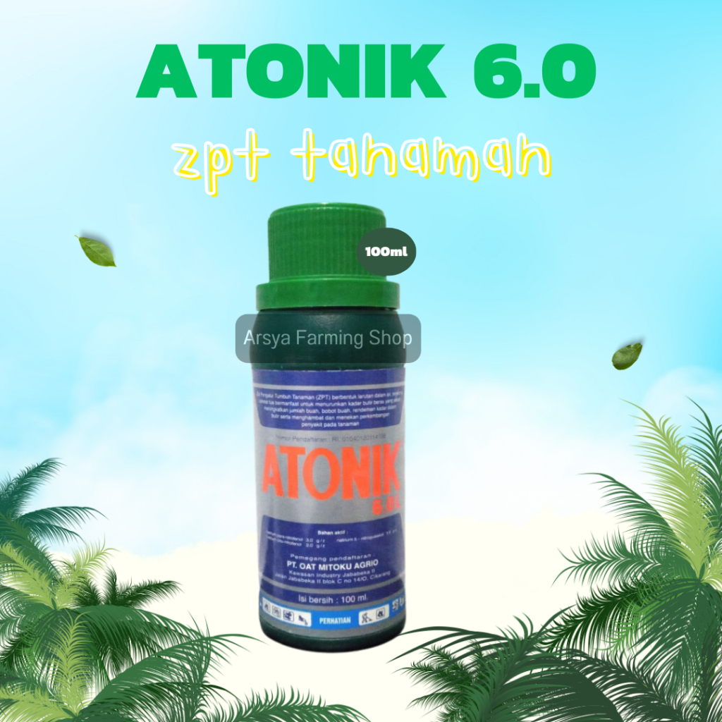 Jual ATONIK 6.0 L 100 ml Zat Pengatur Tumbuh Tanaman zpt - Hormon ...
