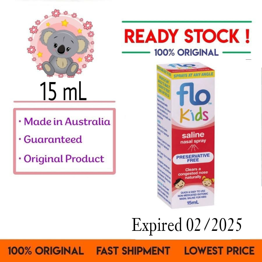 Jual Flo Kids Saline Spray ORIGINAL (15 ml) | Shopee Indonesia