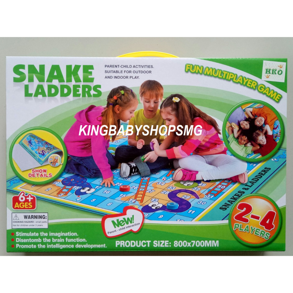 Jual Snake Ladders JT835 uk. 800x700mm / Mainan Ular Tangga Besar ...
