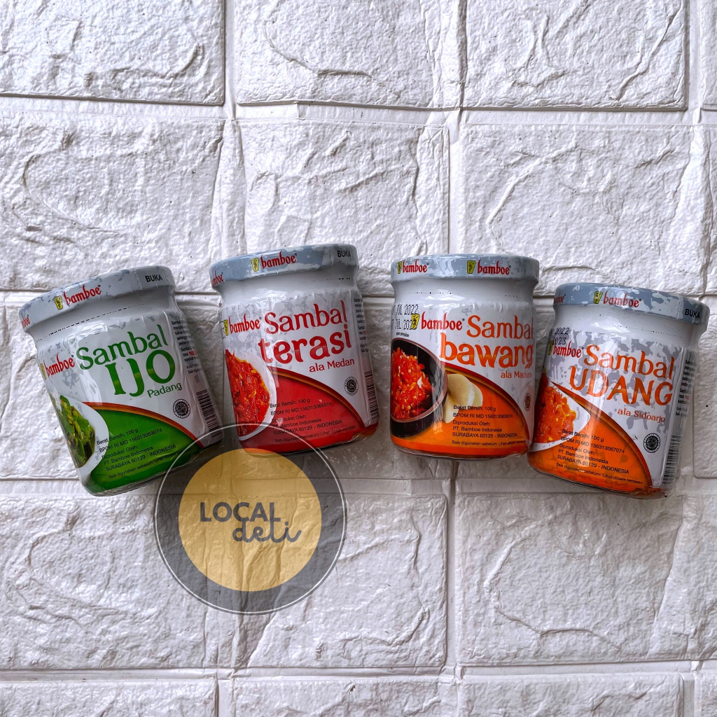 Jual Bamboe Sambal Bawang Botol Jar 100gr / Bamboe Sambal Khas ...