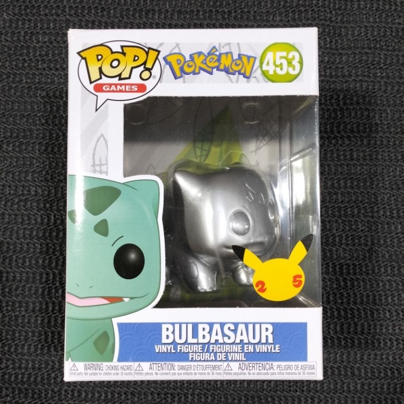 Jual Funko Pop! Pokemon: Bulbasaur (Silver) #453 (Damage) | Shopee ...