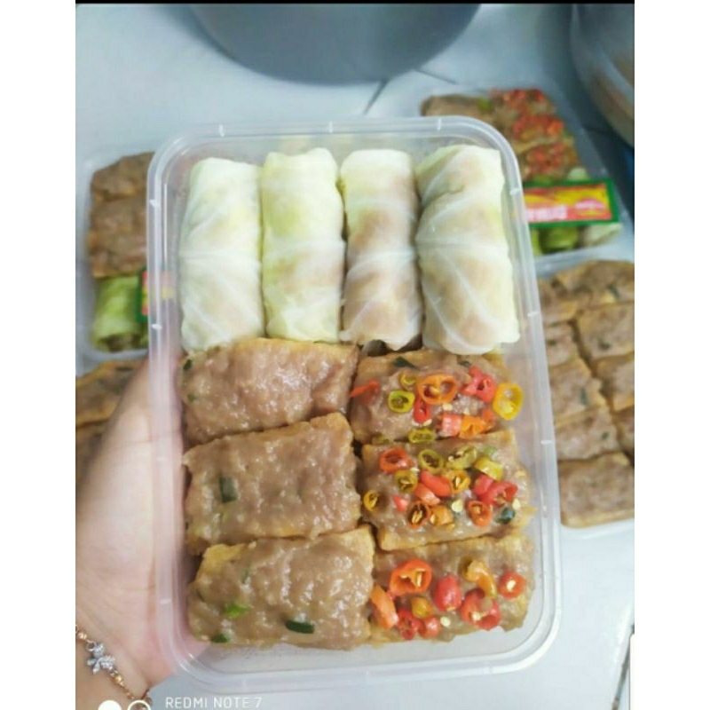 Jual Tahu Bakso Frozen Tahu Baso Mercon Taxo Pedas 1 pack isi 10pcs ...