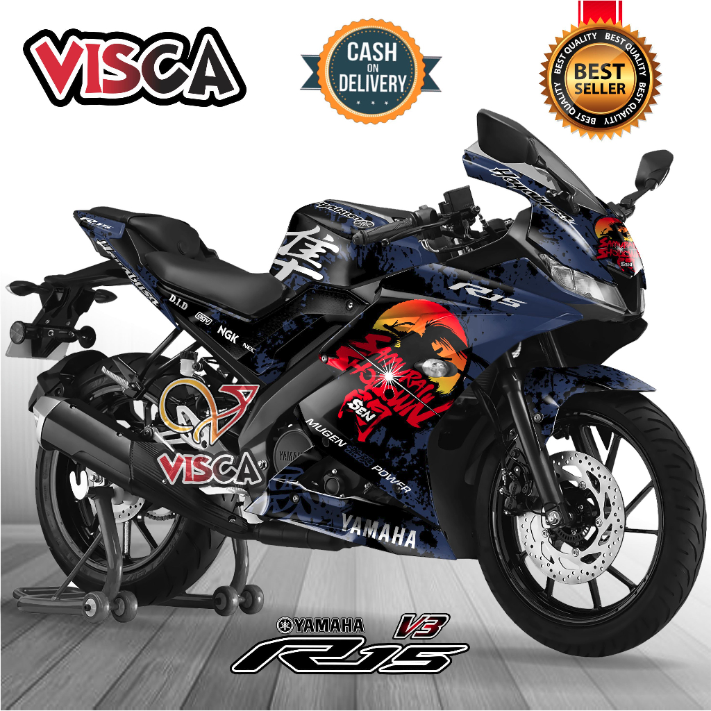 Jual (COD) Decal R15 V3 Full Body Keren Stiker R15 V3 Full Body Keren ...