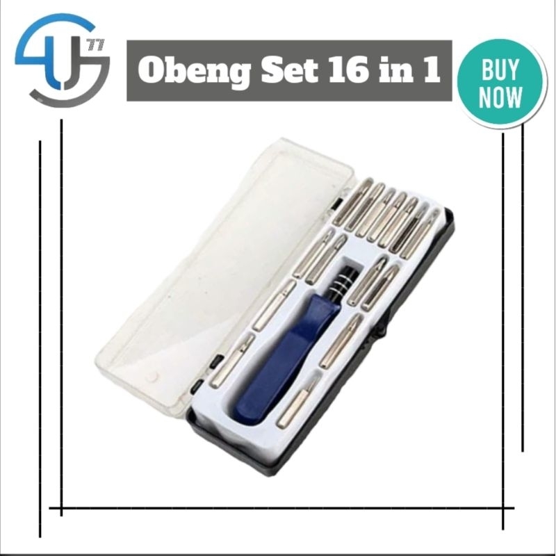 Jual US344 Obeng Set 16pcs Universal Obeng Set Mini Elektronik By Toko ...