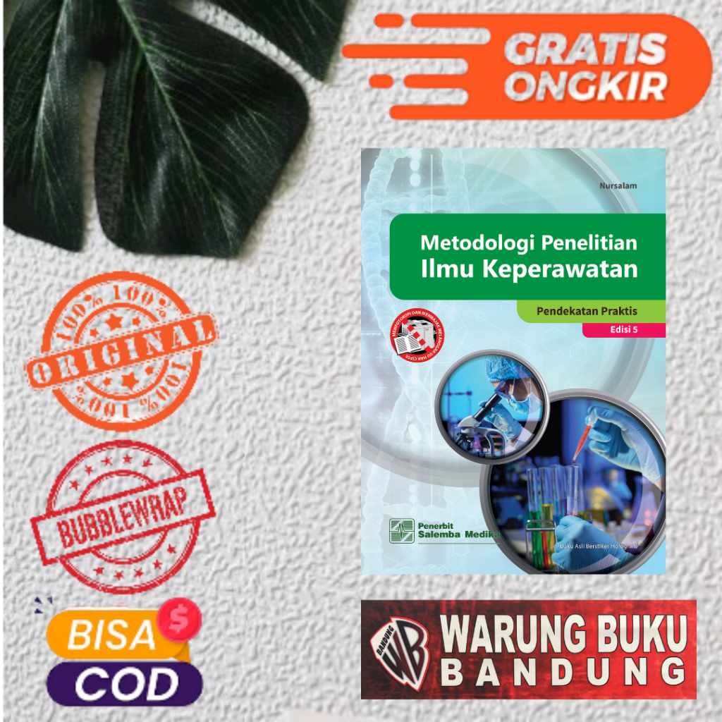 Jual Buku Metodologi Penelitian Ilmu Keperawatan Edisi 5 - Nursalam ...