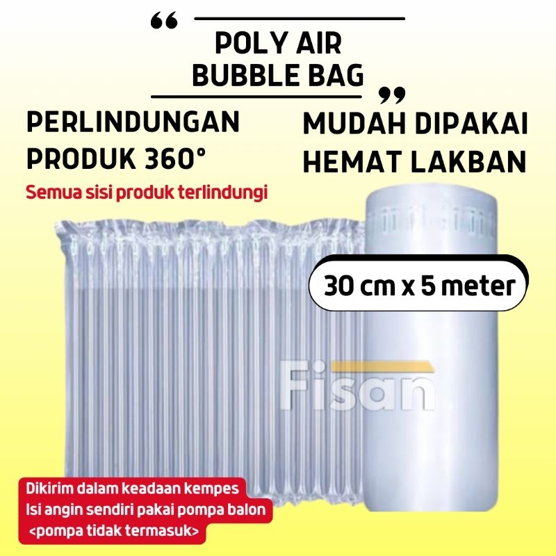 Jual Poly Air Bubble Bag 30 cm x 5 meter | Shopee Indonesia