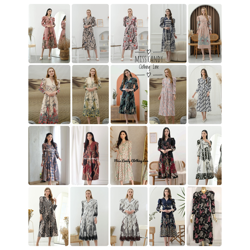 Jual Maxi Long Dress Batik Manopo Kancing 258 SOS ICE JM UBI MTS AZ RAP ...