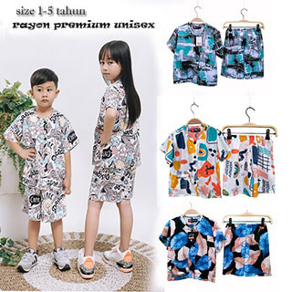Jual SETELAN BAJU ANAK RAYON PREMIUM MODEL & DESAIN TERBARU/SETCEL ...