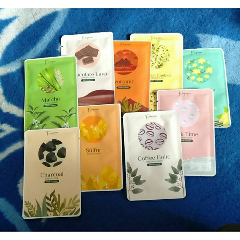 Jual Masker muka poupeepou eceran 1 sachet ( all varian ) | Shopee ...