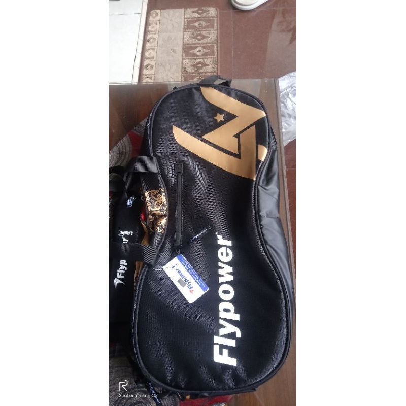 Jual TAS BADMINTON FLYPOWER RIO GOLD G2 ORIGINAL | Shopee Indonesia