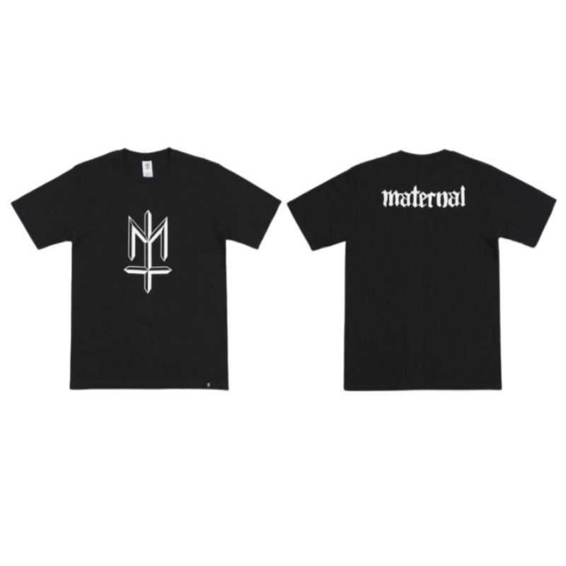 Jual MATERNAL DISASTER MOTIF LOGO T-shirt Maternal Disaster THRIG Black ...