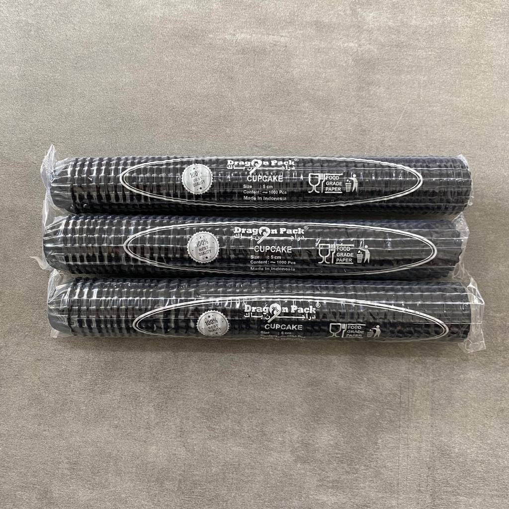 Jual Cup Hitam 5.0 Dragonpack 1/2 roll isi 500 (repack) atau 1 roll isi ...