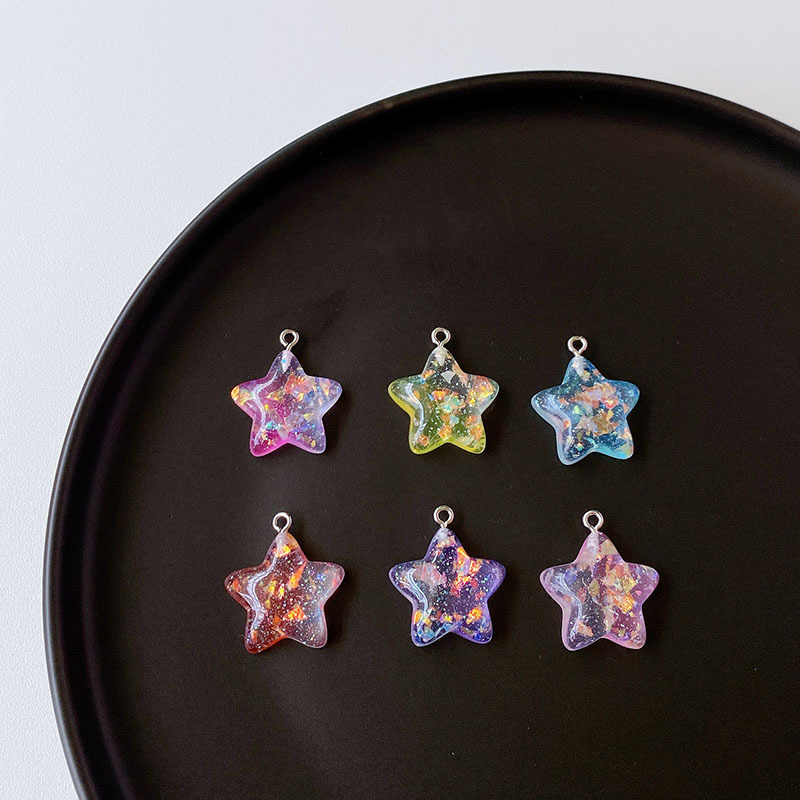 Jual 1 pcs Charm Liontin Resin - BINTANG STAR | Shopee Indonesia