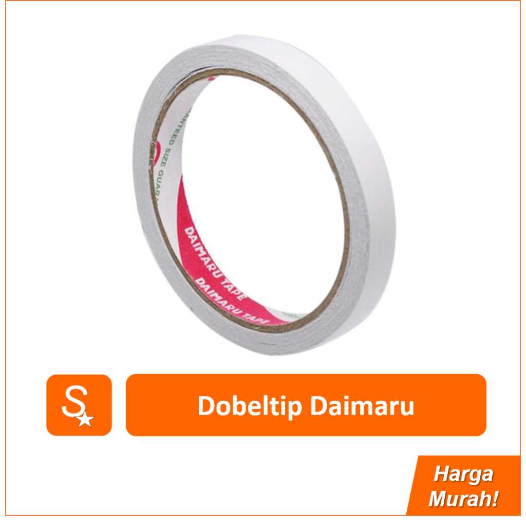 Jual Dobel tip Daimaru 1/2 inch / Double Tape Dobeltip | Shopee Indonesia