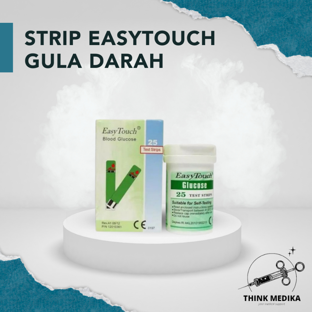 Jual Strip Gula Darah Easy touch isi 25 Stik Gula Easy touch | Shopee ...