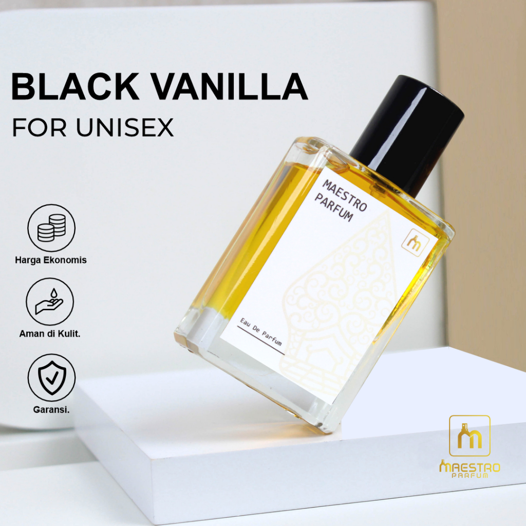Jual Parfum Pria dan Wanita Black Vanilla Parfume Unisex Maestro Parfum ...