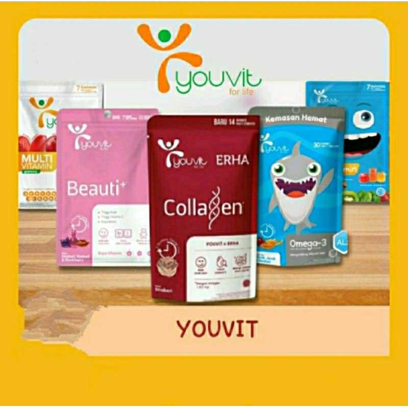 Jual YOUVIT Multivitamin Gummies Series Anak | Dewasa | Acno |Collagen ...