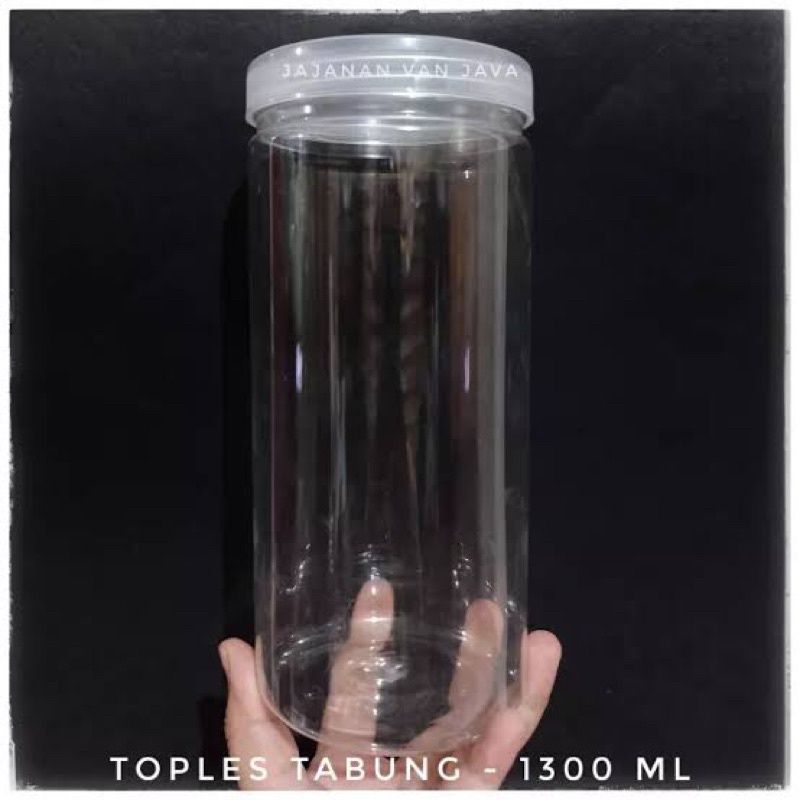 Jual Toples Tabung /Toples kue kering 1000ml (hanya pengiriman instant ...