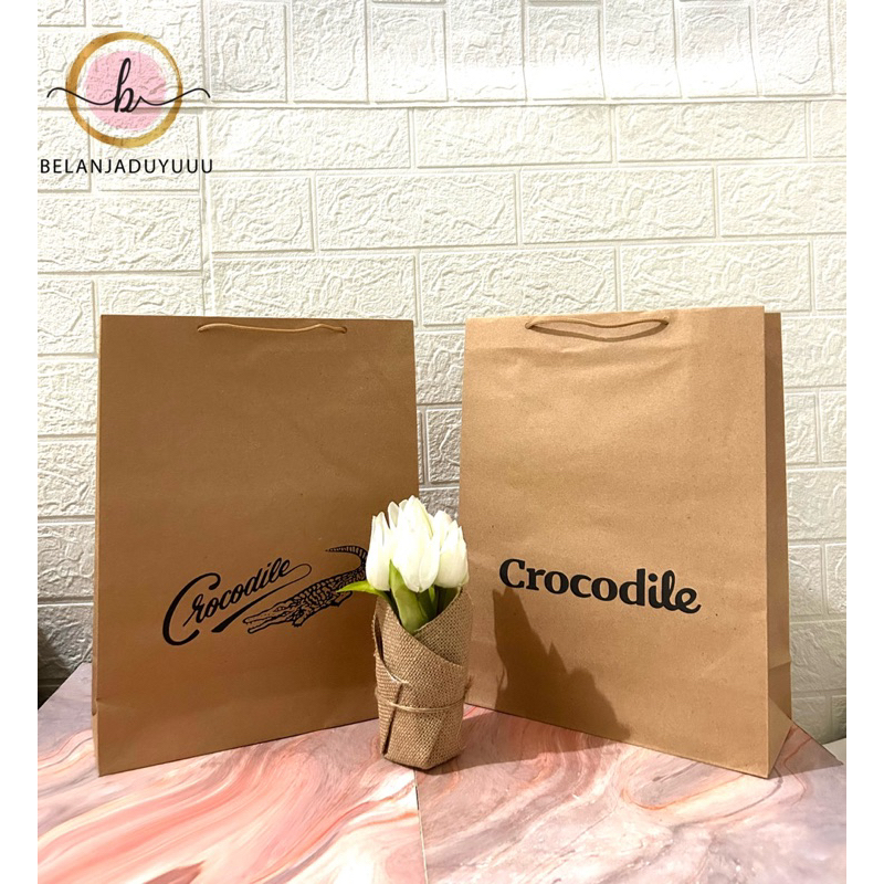 Jual Paper Bag Crocodile Paper Bag Pembungkus Kado Tas Kado | Shopee ...