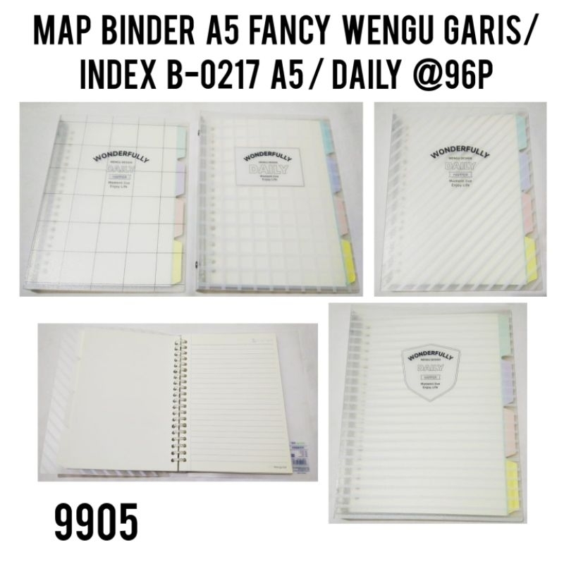 Jual MAP BINDER A5 BESI MOTIF / MAP LOOSE LEAF A5 FANCY | Shopee Indonesia
