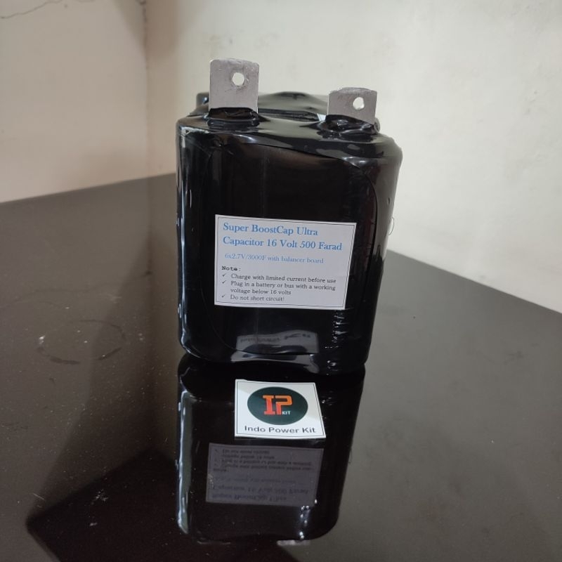 Jual Super Capacitor 16V 500F (seri 6x2.7V 3000 Farad) Super Boostcap ...