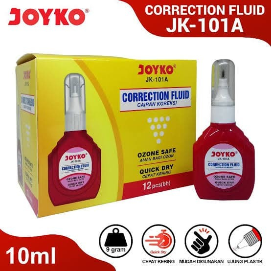 Jual SATUAN Tipe X JOYKO Correction Fluid JK-101A Tip Ex Tipex ATK ...
