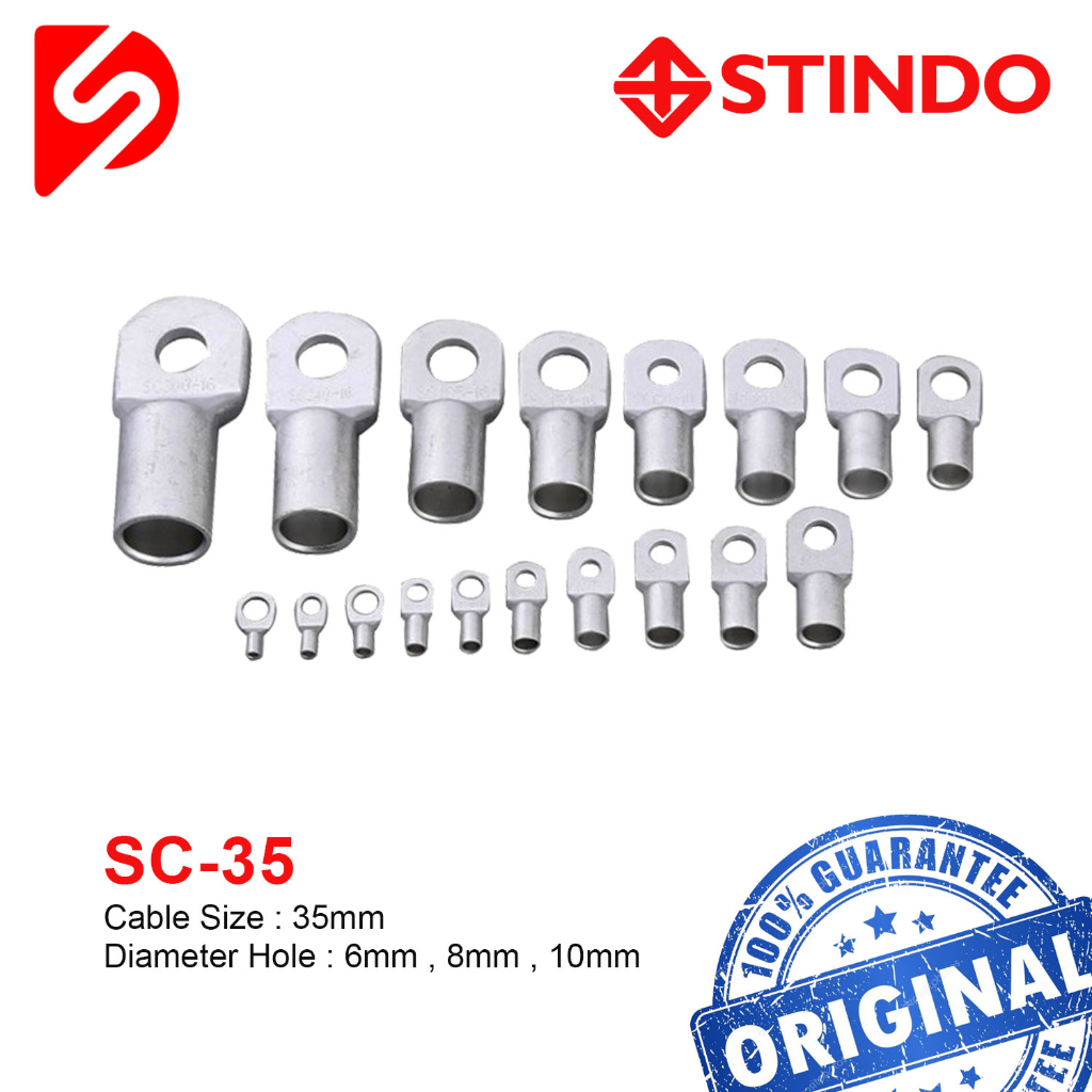 Jual Skun Kabel SC 35 Scun Cable SC-35 Cable Lug SC35 35mm | Shopee Indonesia