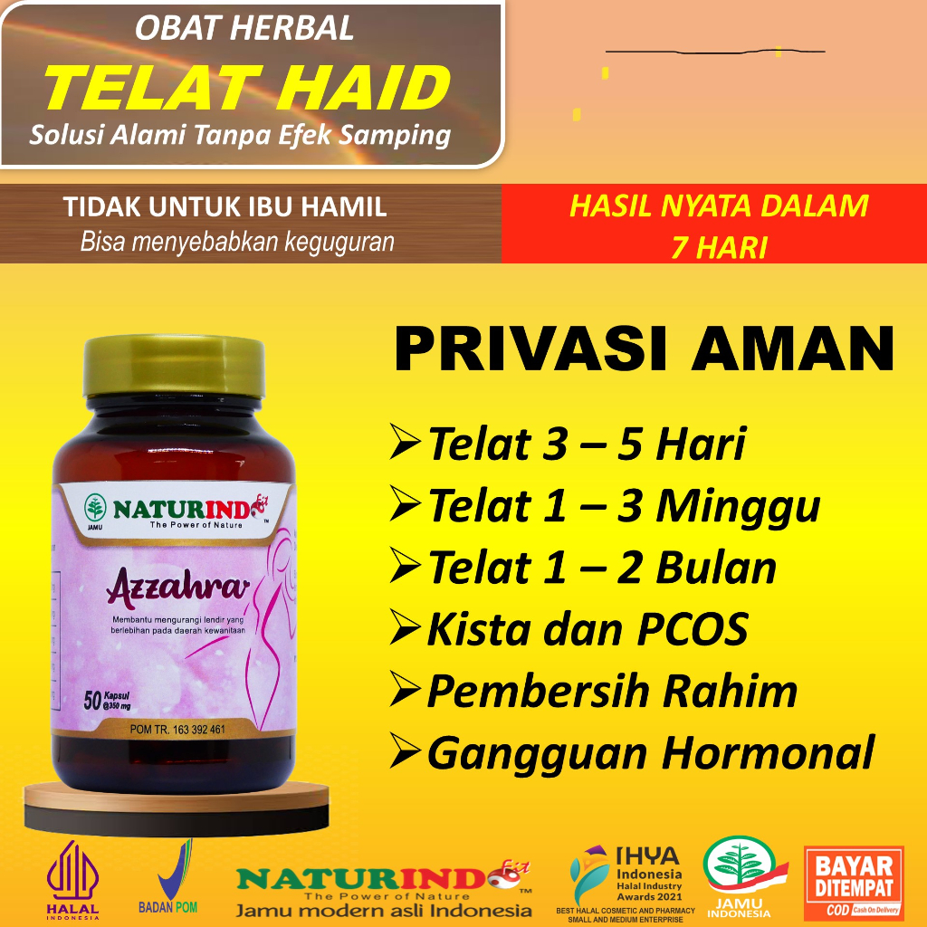 Jual Obat Telat Datang Bulan Pelancar Haid Tidak Teratur Nyeri Haid ...