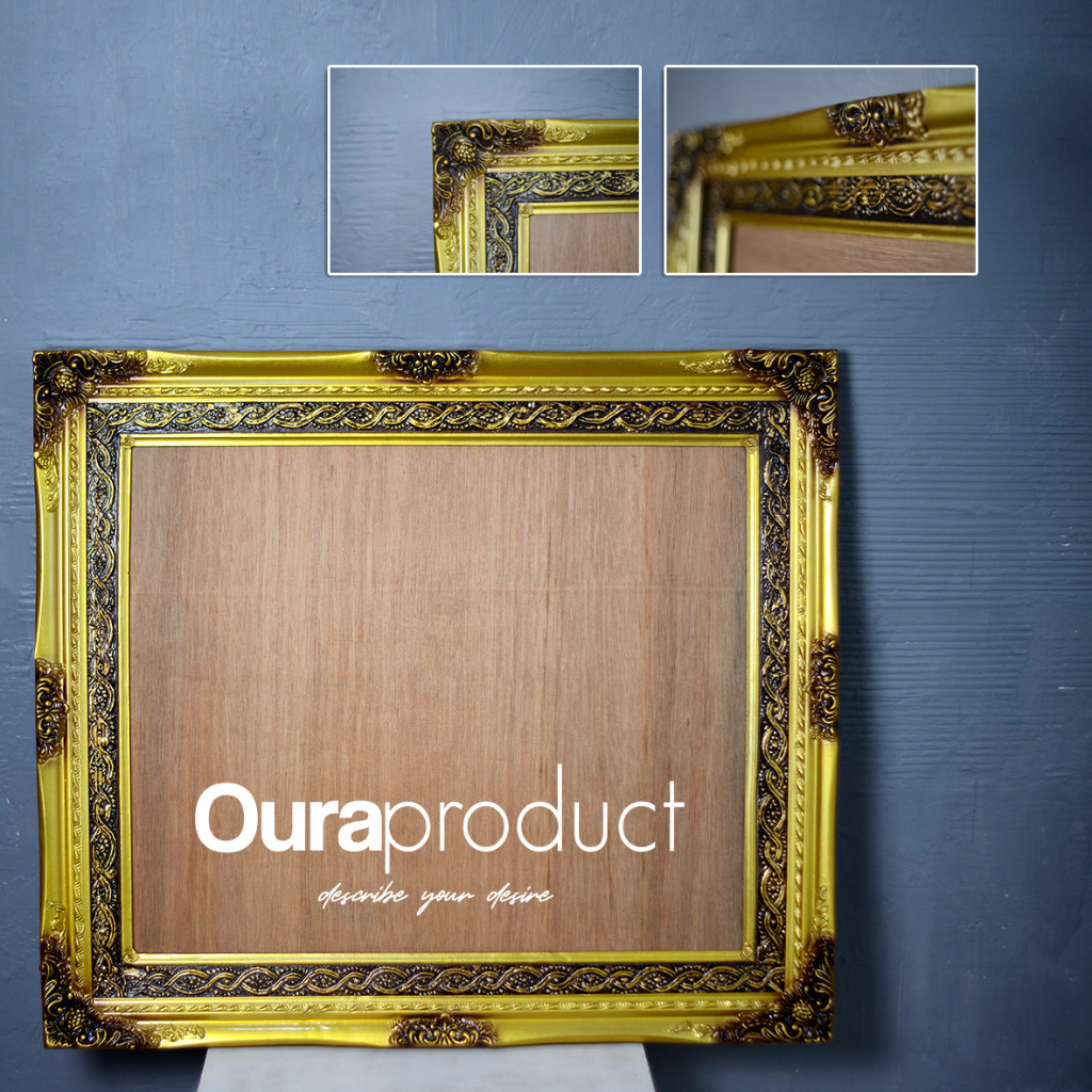 Jual Bingkai Foto Pigura Belgi Gold 24R ukuran 60x80cm | Shopee Indonesia