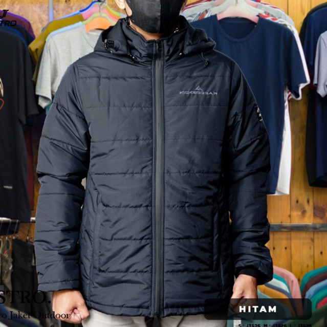 Jual Kicksoogar Jaket Puffer Pria Wanita Windbreaker Waterproof Kembung ...