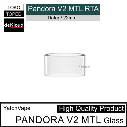Jual PANDORA V2 MTL Replacement Glass | 22mm kaca gelas tabung | Shopee ...