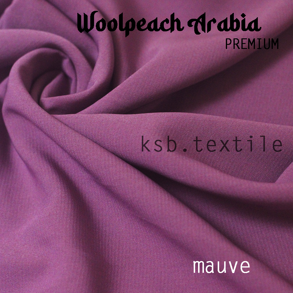 Jual Kain Rollan Woolpeach Arabia Premium / Wolfis / Wolvis / Woolpis ...