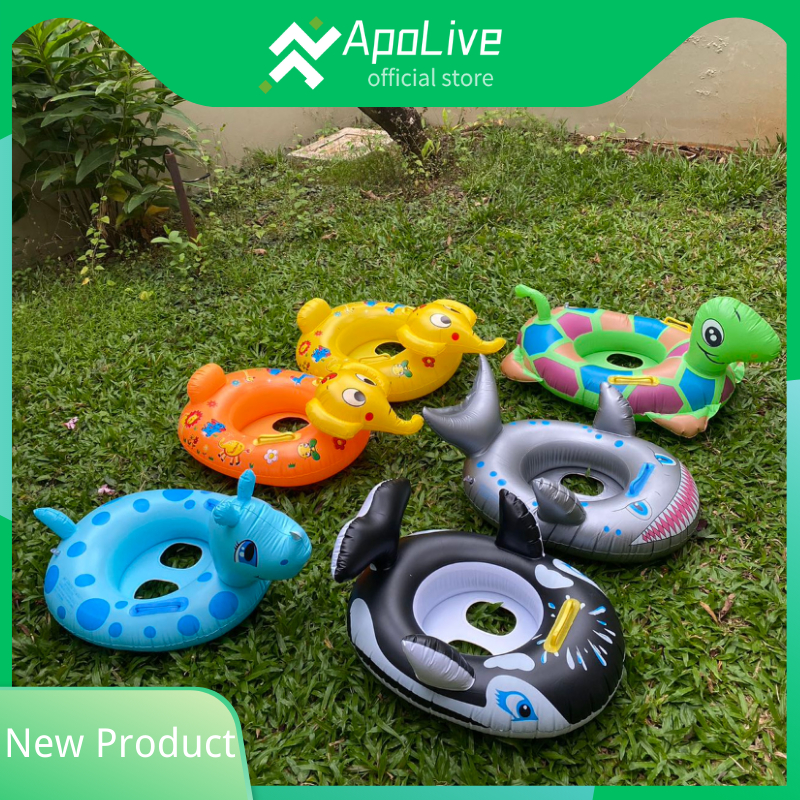 Jual Pelampung Renang Duduk Bayi Karakter / Baby Swim Trainer / Ban ...