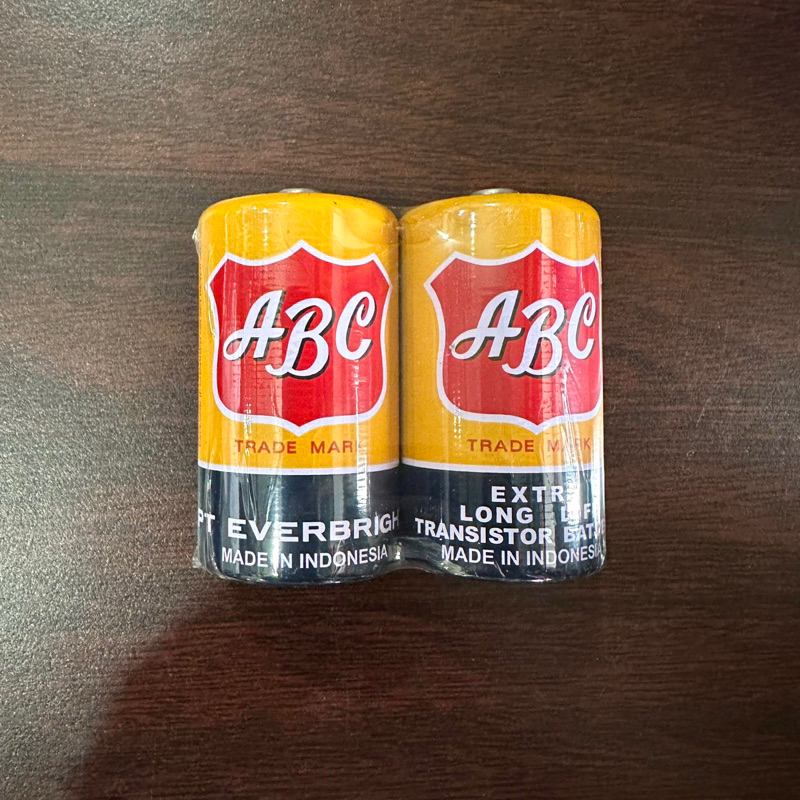 Jual BATERAI BATTERY BATERE ABC KUNING BESAR SIZE D 1.5 VOLT R20 S (2 ...