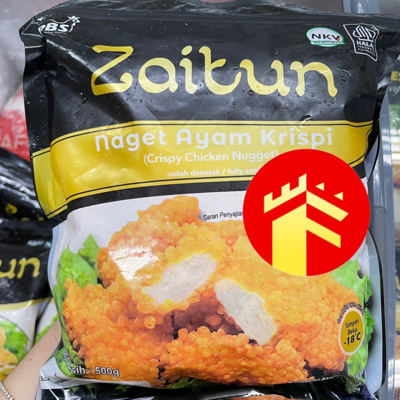 Jual ZAITUN CRISPY CHICKEN NUGGET 500 GR NAGET AYAM KRISPI CRISPY 500 ...