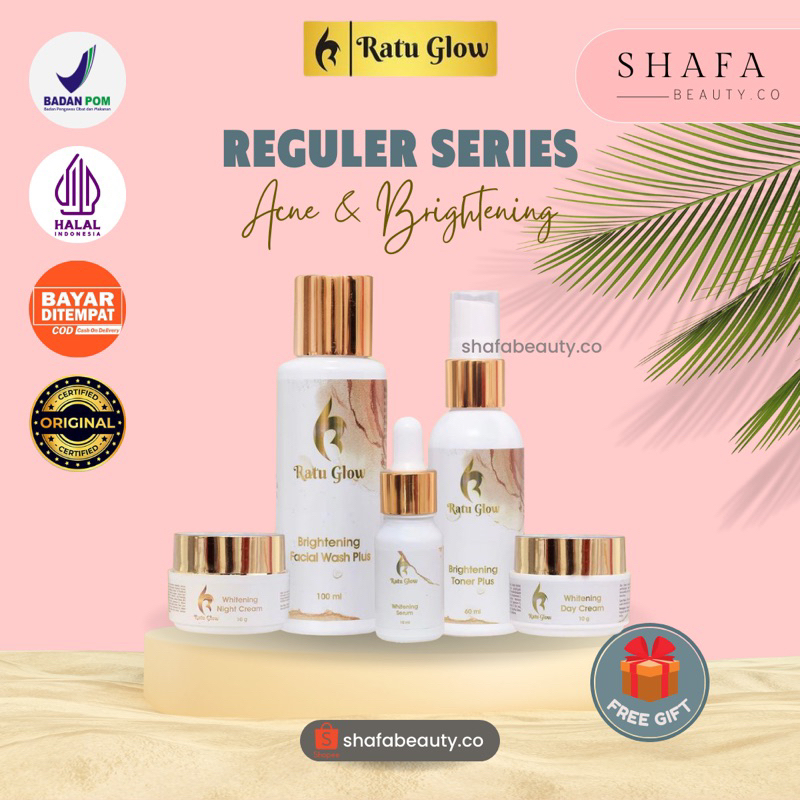 Jual [ORIGINAL 100%] RATU GLOW REGULER SKINCARE ORIGINAL 1000% (Paket Acne dan Brightening ...