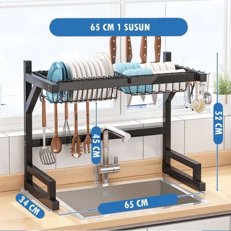 Jual Rak Cuci piring / Rak Pengering Piring Mangkok DISH RACKRAK PIRING ...
