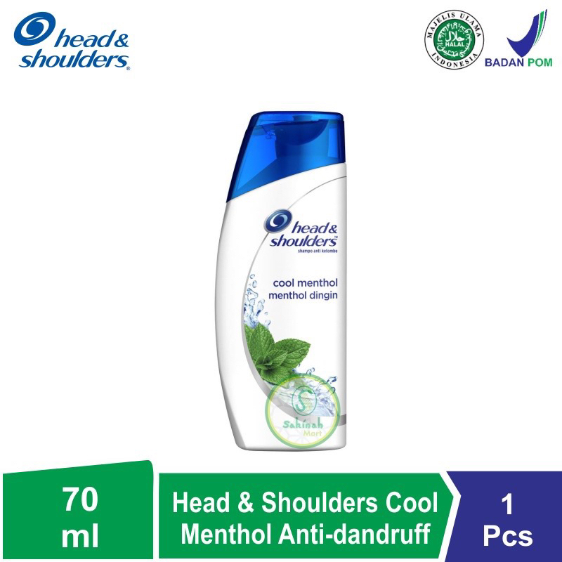 Jual HEAD & SHOULDERS Cool Menthol Anti-Dandruff Shampoo 70ml | Shopee ...