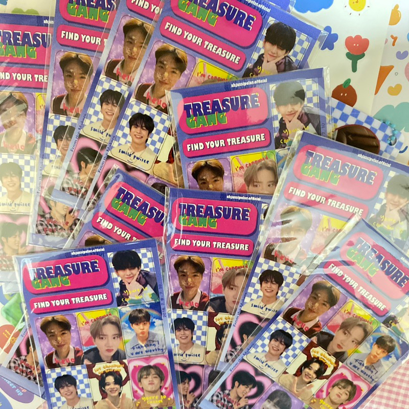 Jual [READYSTOCK] TREASURE STICKER CUTE KISSCUT | Shopee Indonesia