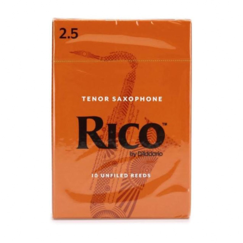 Jual Reeds Saxophone Tenor Rico Orange Box Unfiled Reeds | Shopee Indonesia
