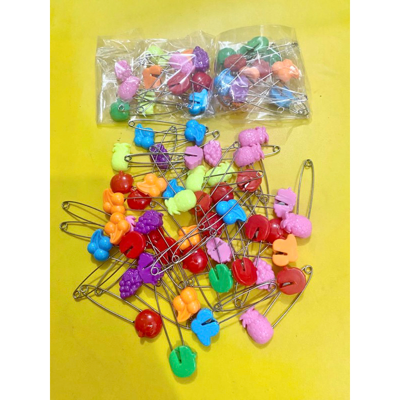 Jual Peniti Lucu / Peniti Boneka / Peniti Gambar Buah / peniti krudung ...