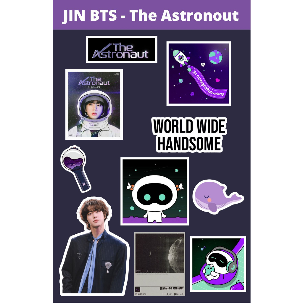 Jual Sticker JIN BTS ASTRONOUT EDITION | Shopee Indonesia