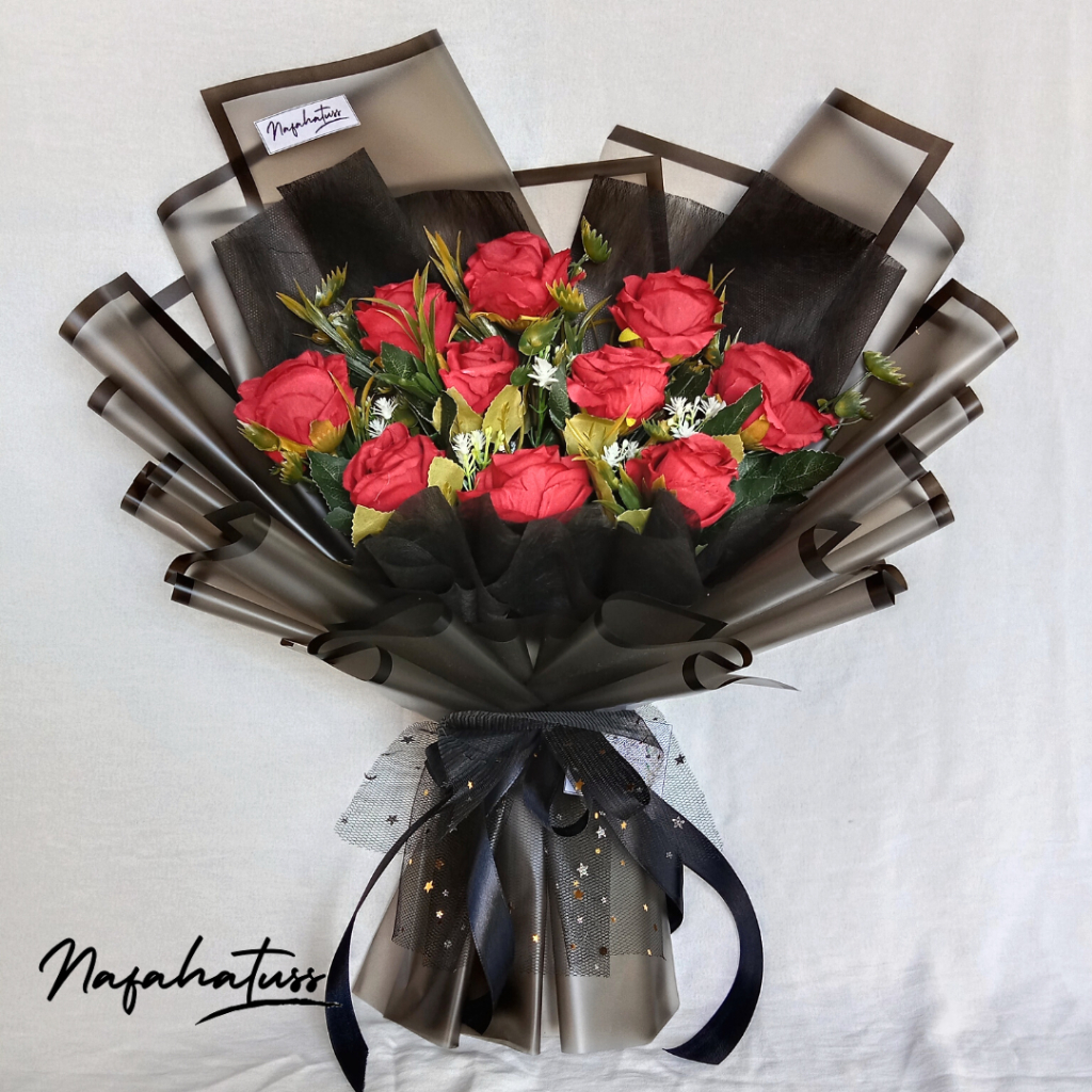 Jual BUKET BUNGA PALSU ARTIFICIAL PAMELA HADIAH WISUDA | Shopee Indonesia