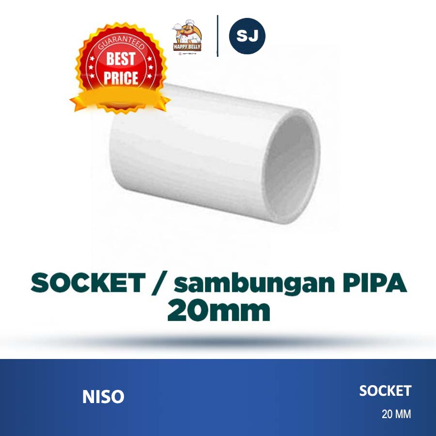 Jual Sok 20mm / Sock Pipa Listrik / Sambungan Pipa Listrik / Socket Conduit | Shopee Indonesia