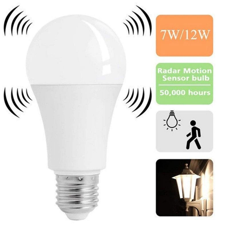 Jual LAMPU dengan sensor gerak dan cahaya ( type E27 ) | Shopee Indonesia