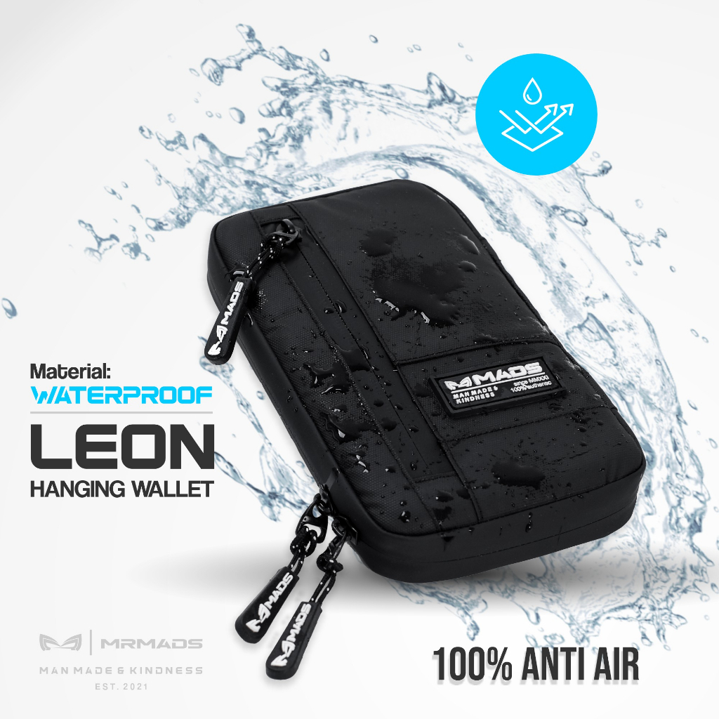 Jual Leon Hanging Wallet - Tas Selempang Pria Tas Hp Dompet Waterproof ...