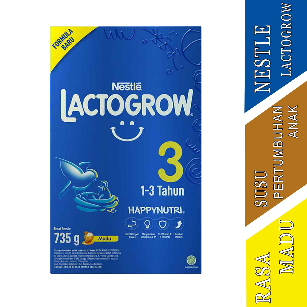 Jual Susu Rasa Madu- Nestle Lactogrow 3 DHA- Susu Pertumbuhan Anak ...