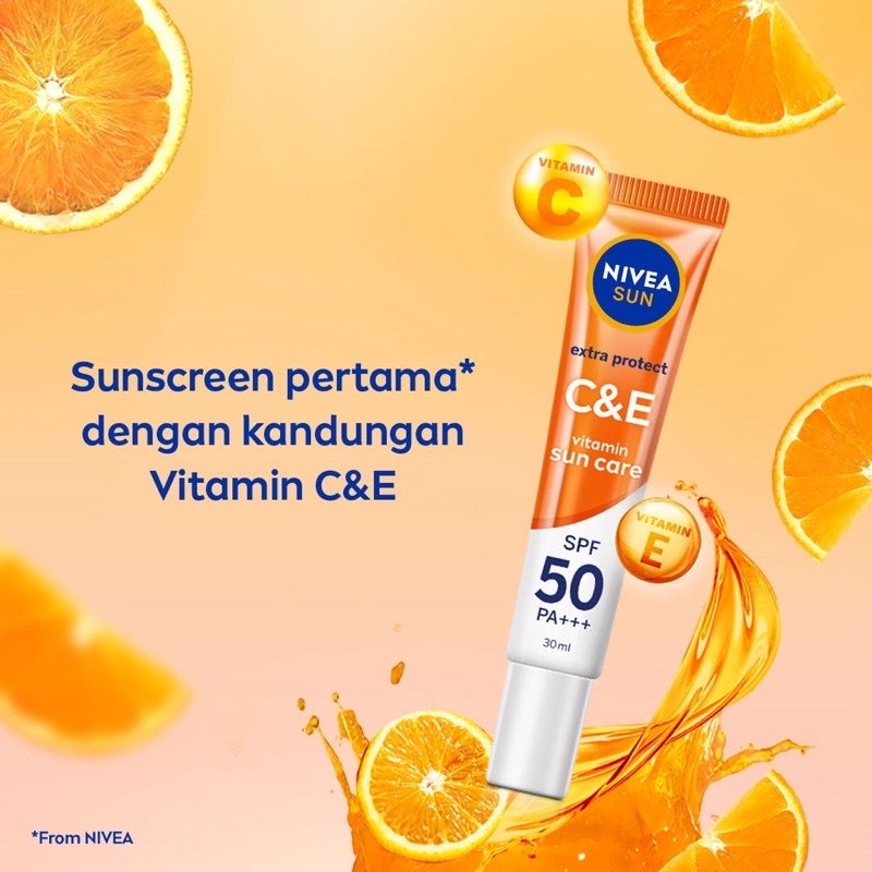 Jual NIVEA Sun Extra Protect C&E Spf 50 PA+++ 30ml | Shopee Indonesia