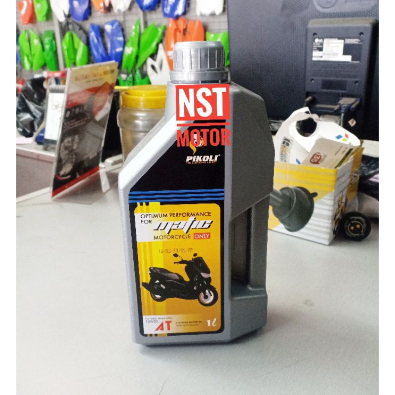 Jual Oli Pikoli Matic Sae 10W 40 I Liter Original Asli | Shopee Indonesia