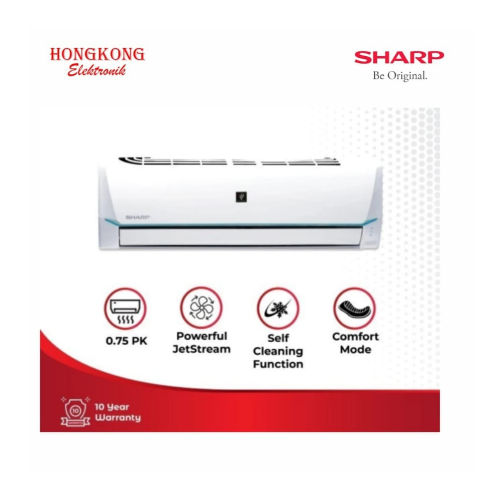 Jual SHARP AC STANDART 3/4PK Plasmacluster AH-AP7SSY | Shopee Indonesia